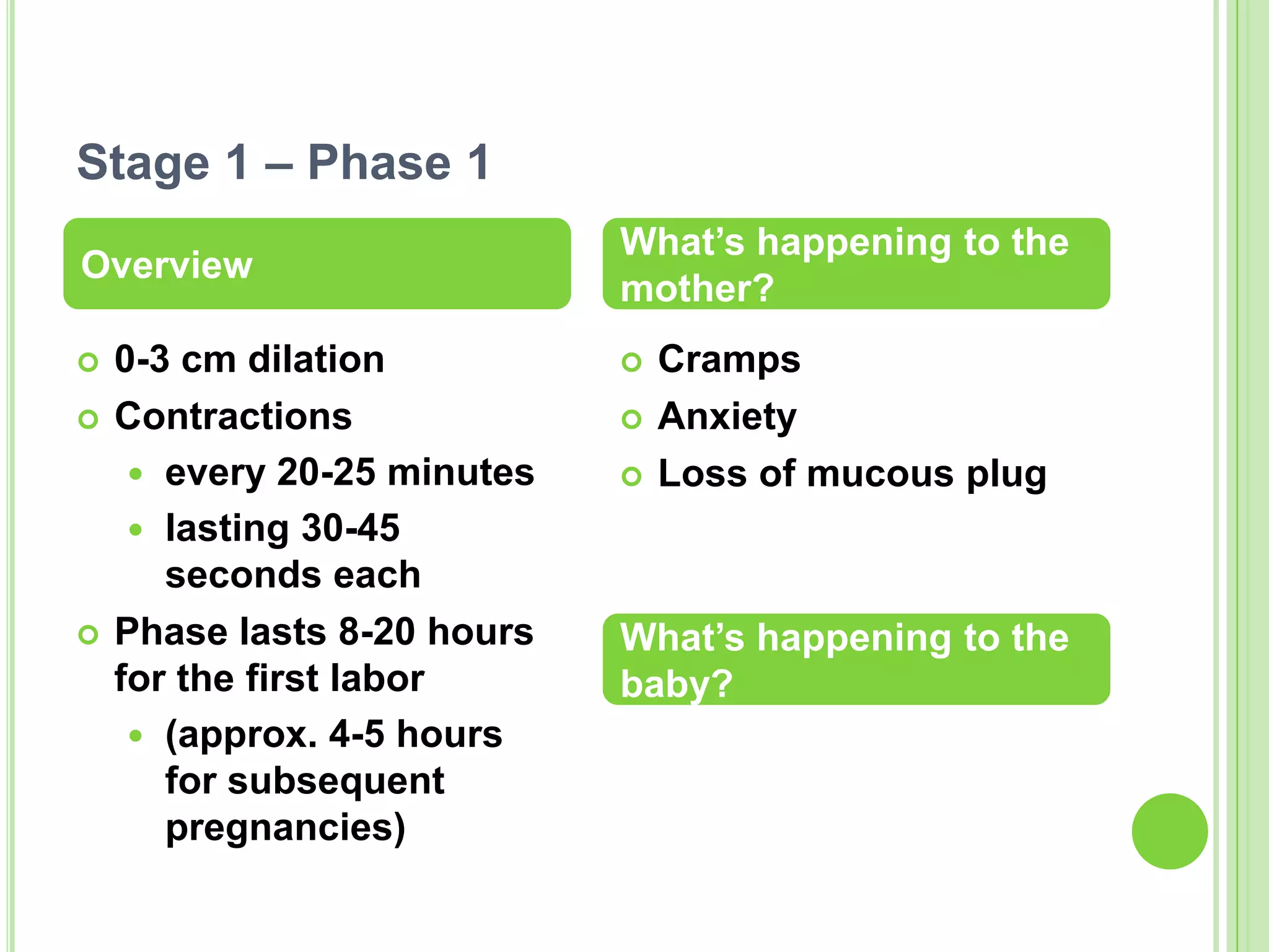 The stages of labor | PPTX