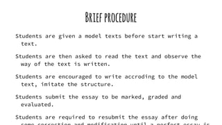 The stages of product approach by A150980 Tuan Nur Afzan | PPT