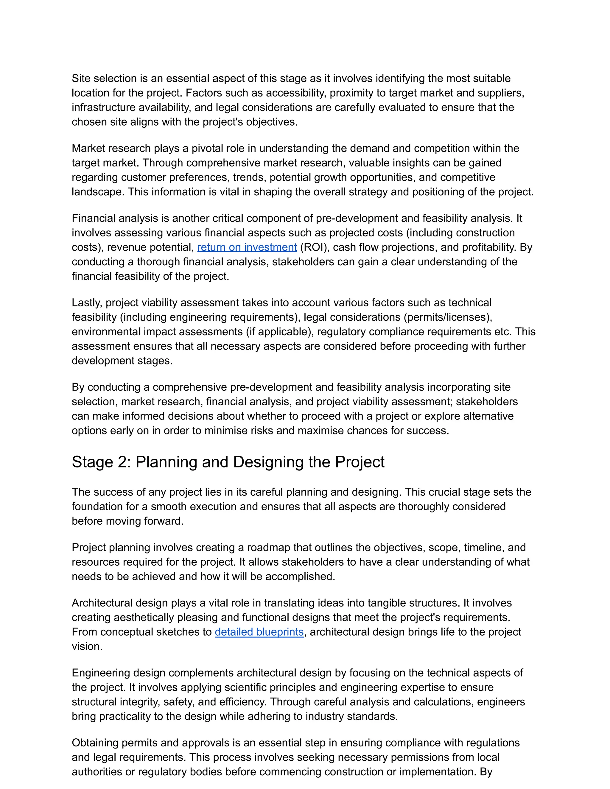 The Stages of Real Estate Development | PDF