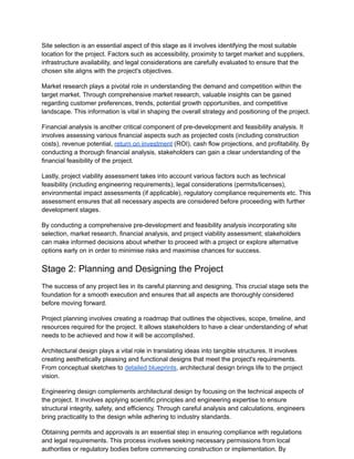 The Stages of Real Estate Development | PDF