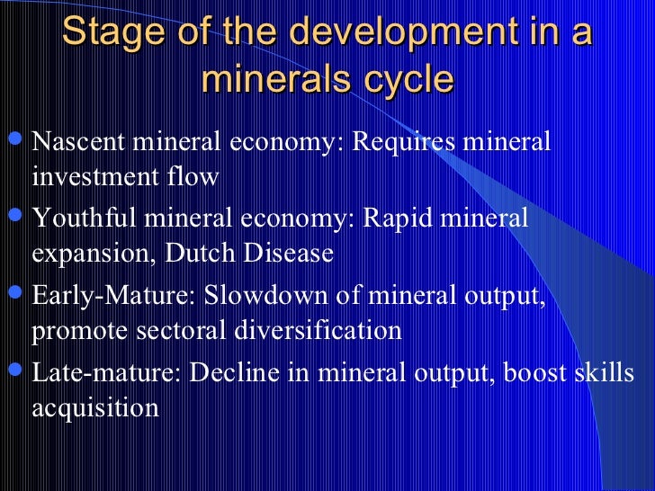 The stakes for Africa in Mineral Resources Development