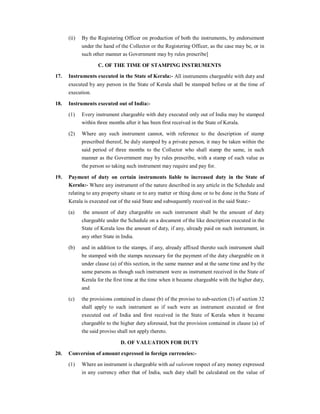 Kerala Stamp Act | PDF