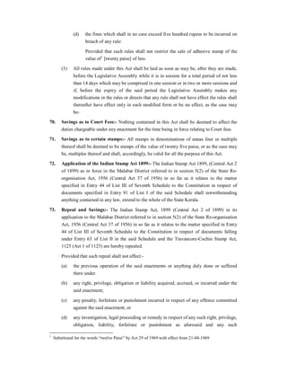Kerala Stamp Act | PDF