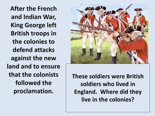 The stamp act and quartering act | PPSX