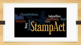The stamp act ppt images | PPTX