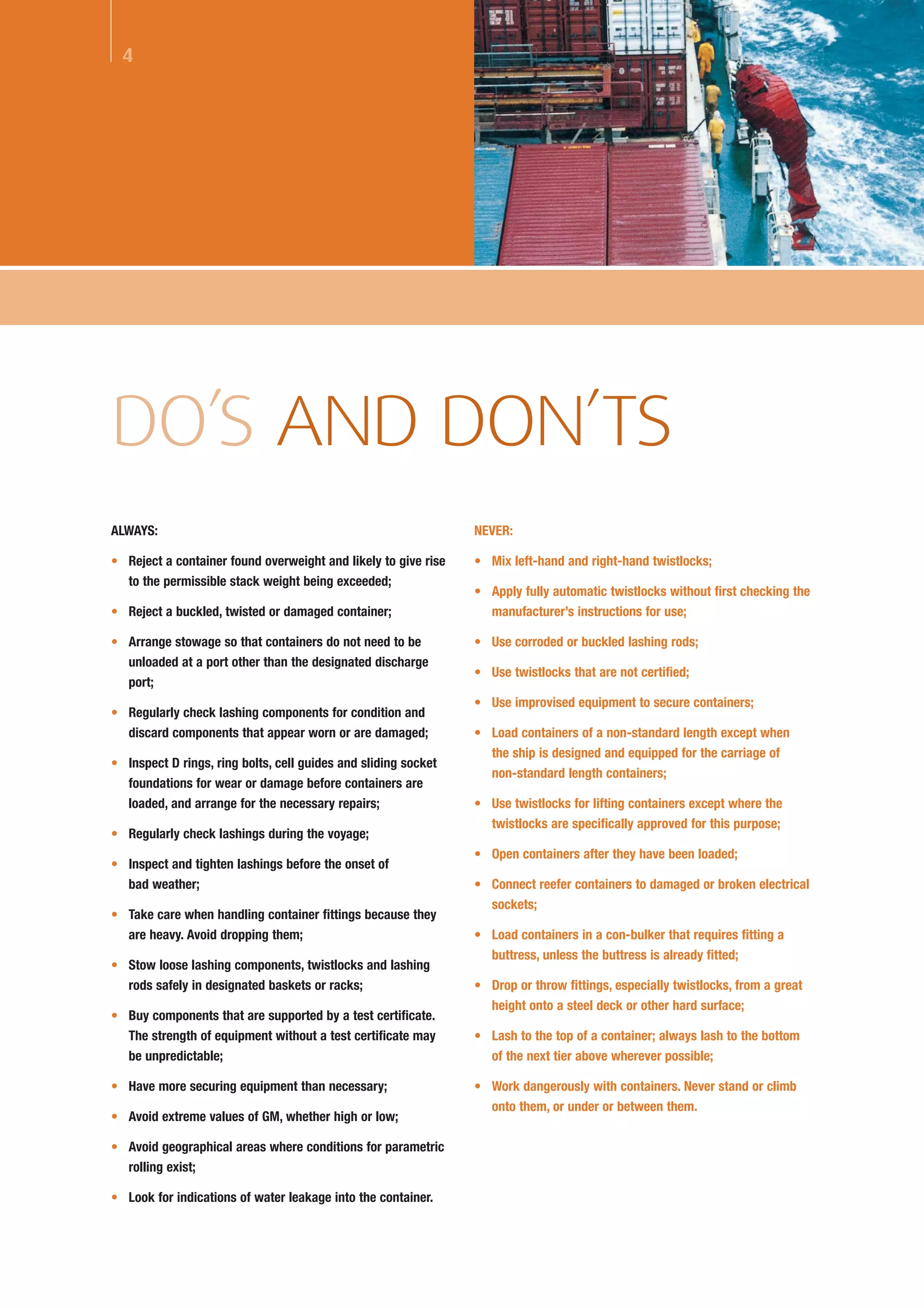 The standard container securing | PDF