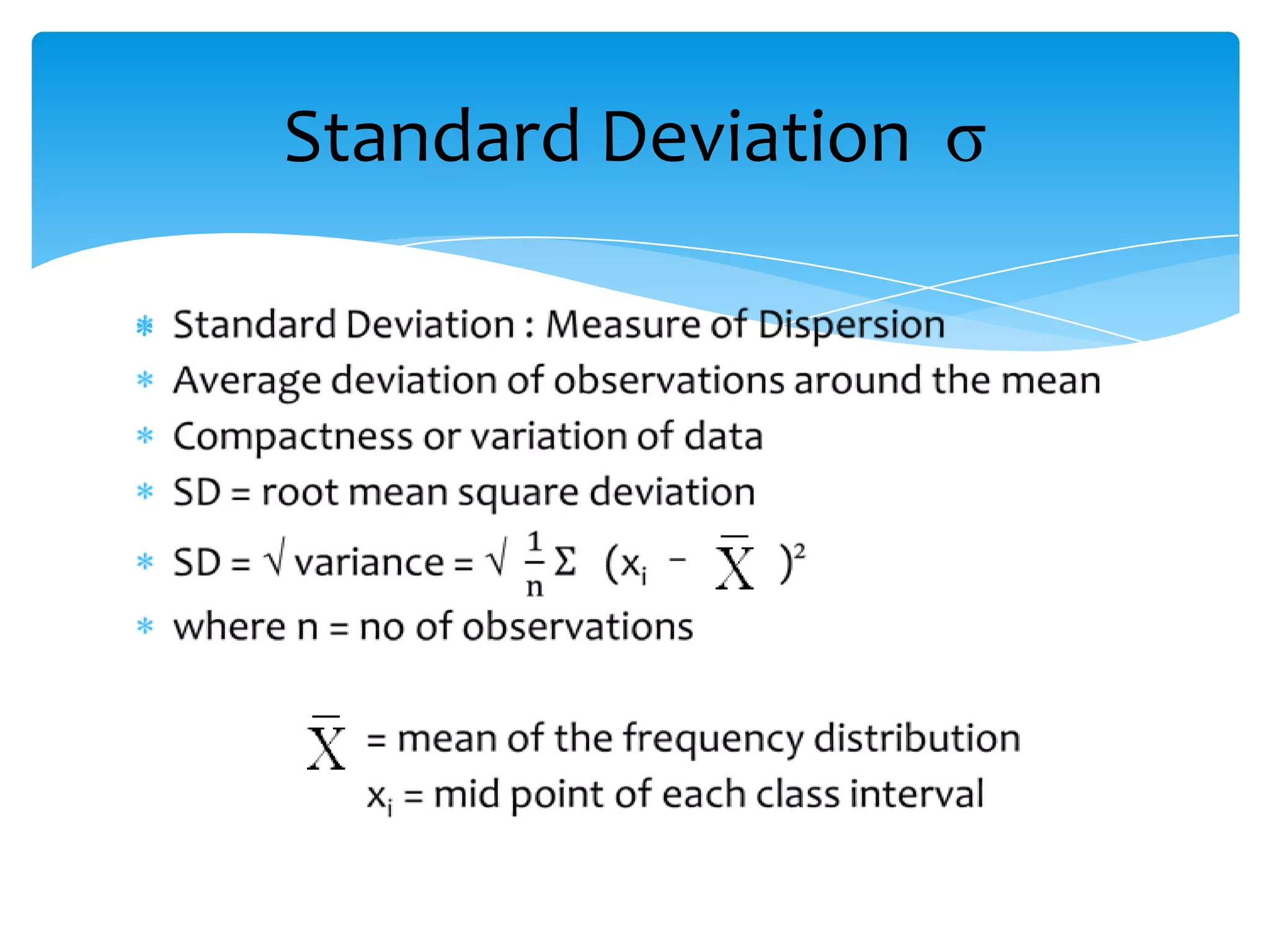 The standard normal curve & its application in biomedical sciences | PPTX