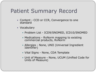 The Standards Rule and the NPRM for Meaningful Use | PPTX | Healthcare ...