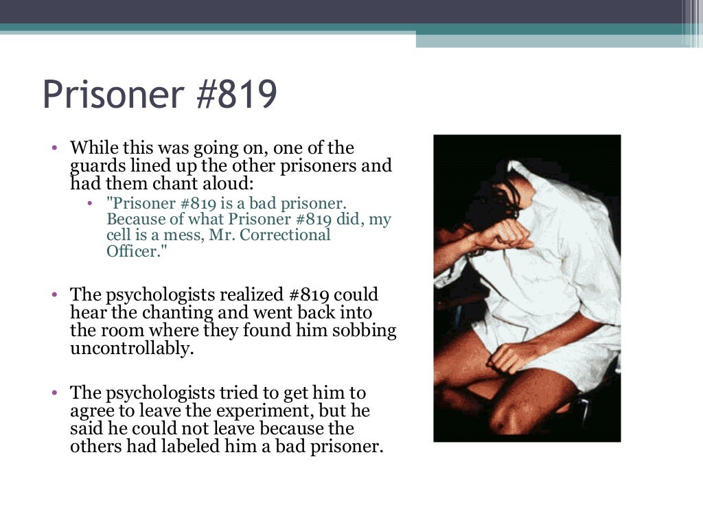 The stanford prison experiment