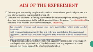 The stanford prison experiment ppt | PPT