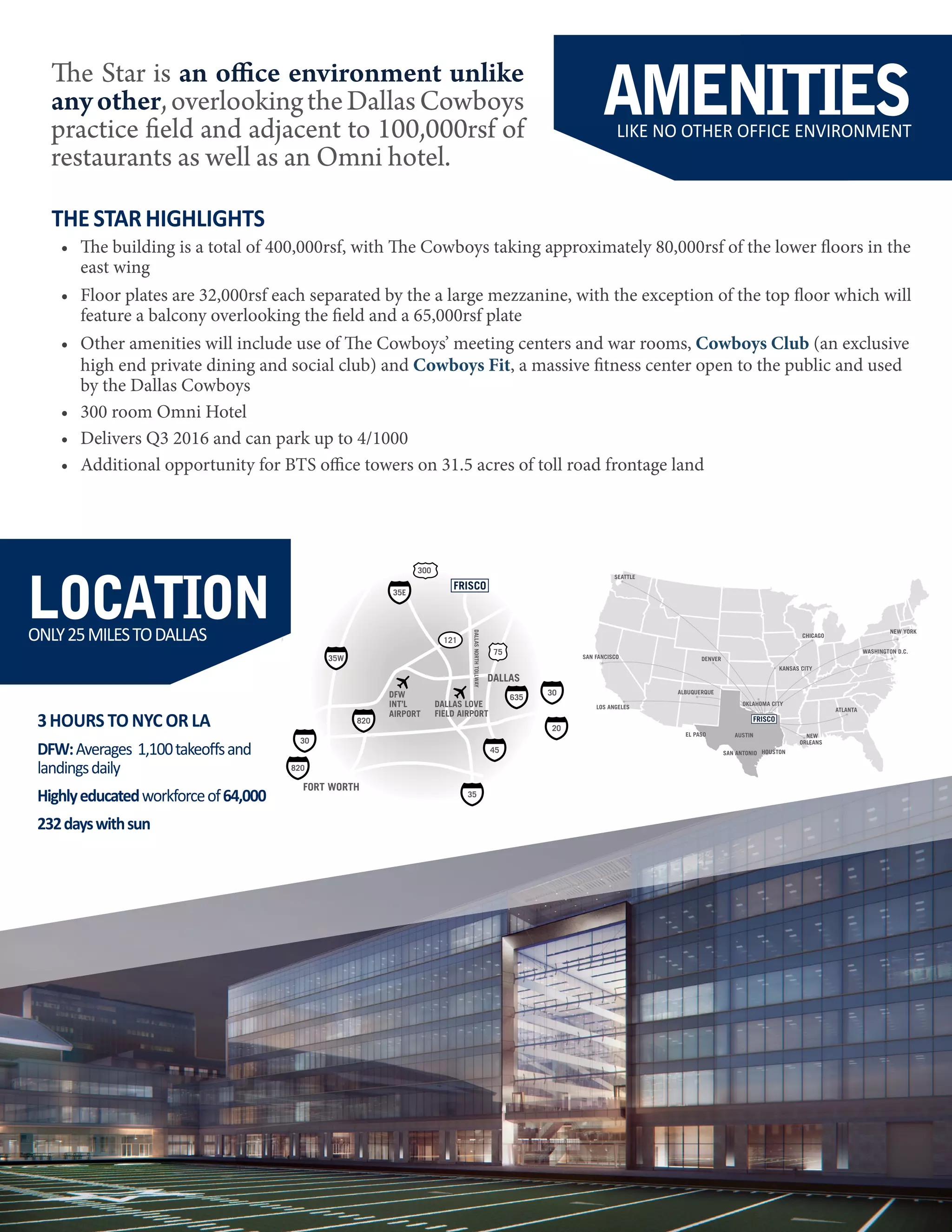 The Star Home of the Dallas Cowboys Office Flyer 8-11 | PDF