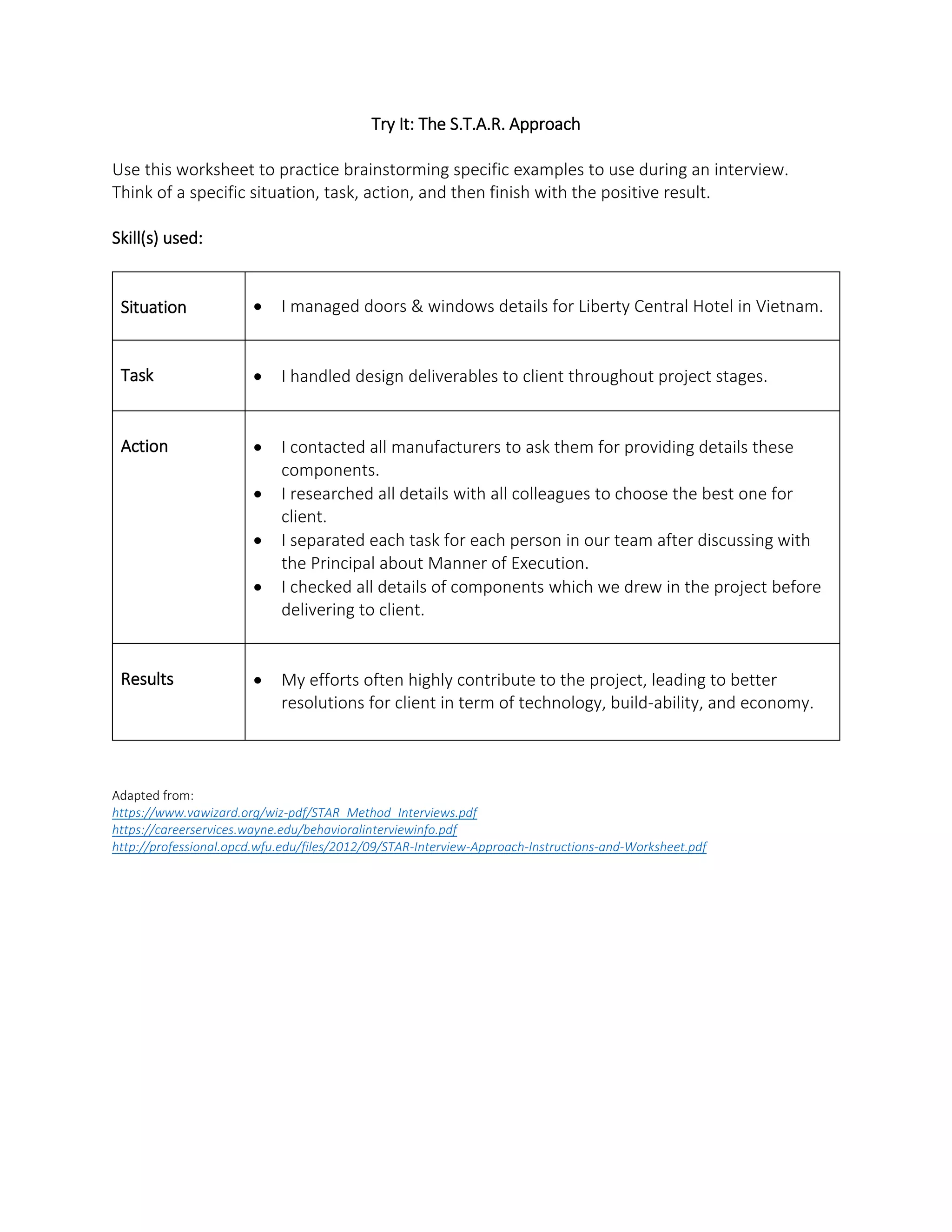 The star approach | PDF