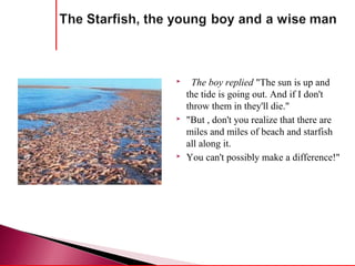 The Starfish and the little Boy | PPT