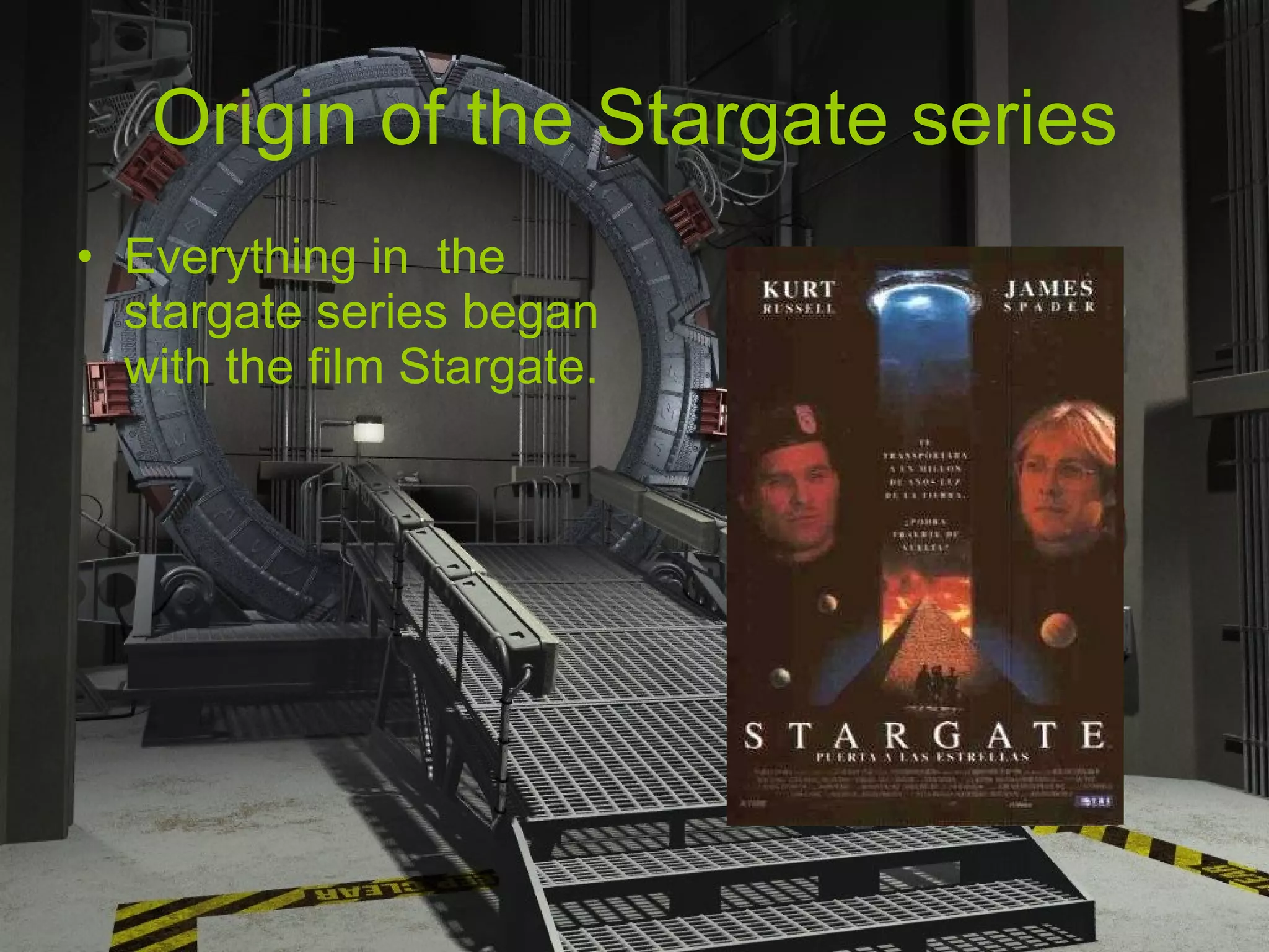 The Stargate Series | PPT | History | Genres