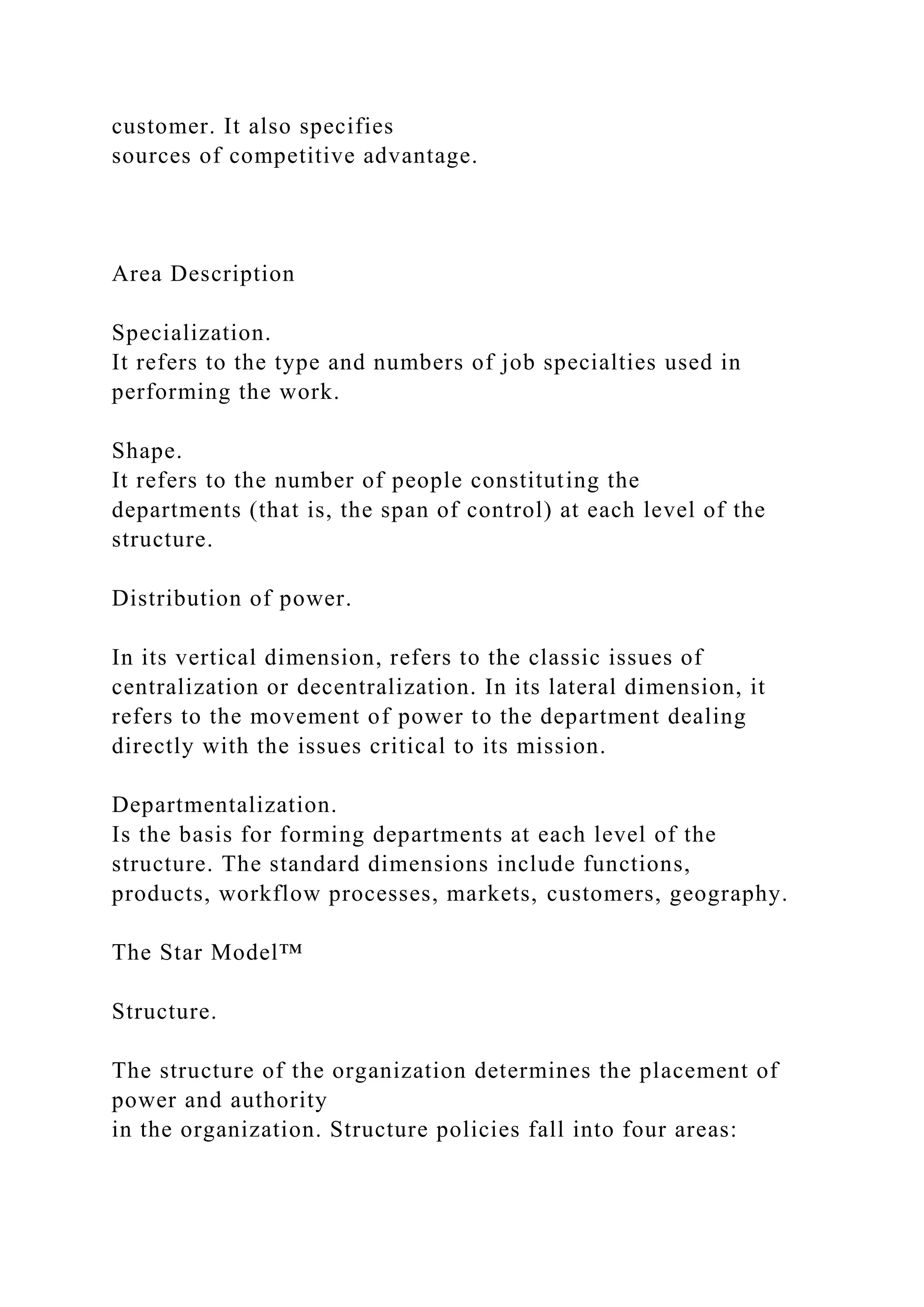 The Star Model™The Star Model™ framework for organization .docx
