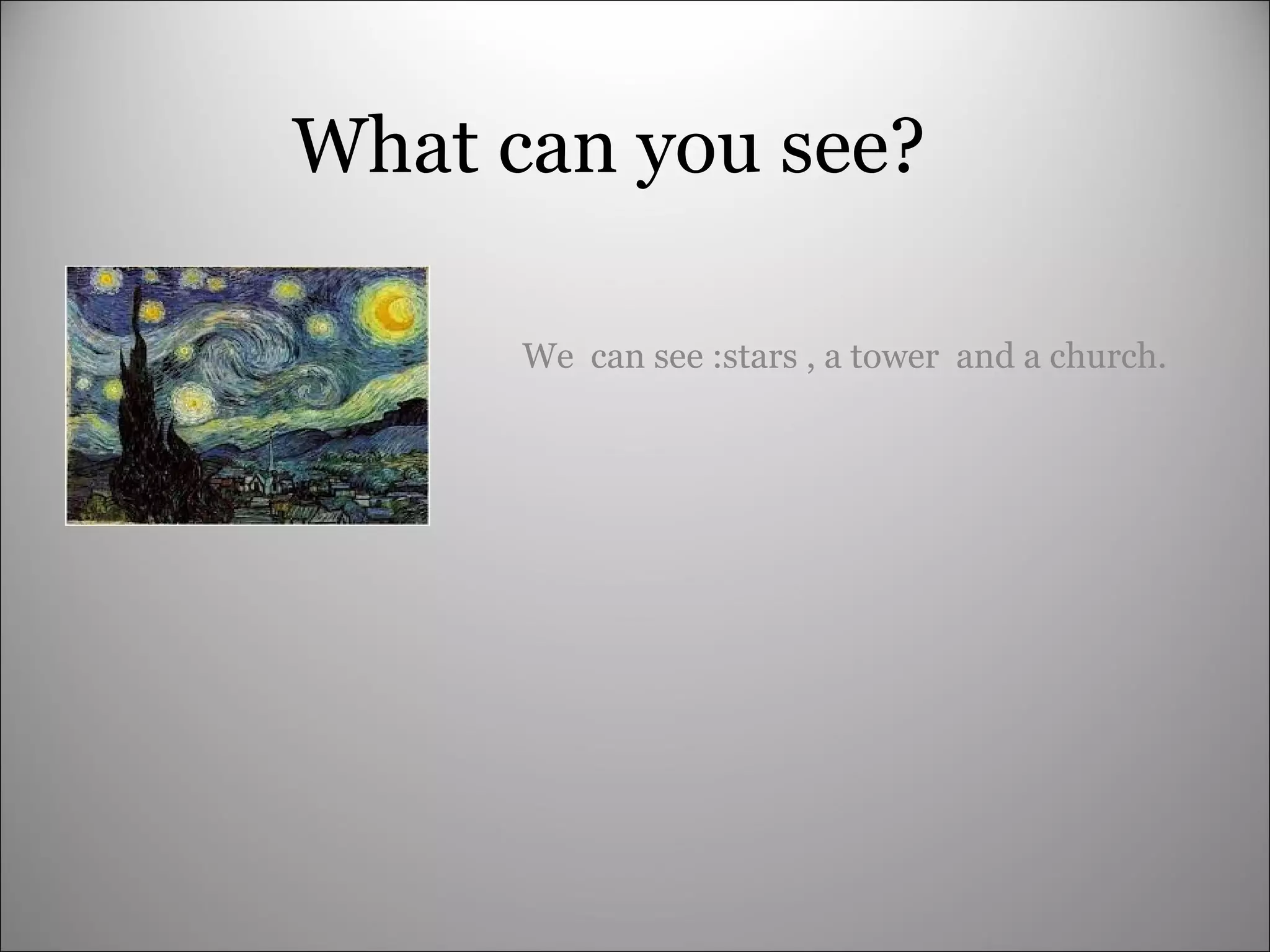 The Starry Night | PPT