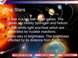 The Stars And The Galaxies In The Universe 2 L | PPT