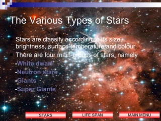 The Stars And The Galaxies In The Universe 2 L | PPT