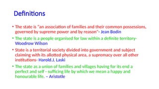 Introduction the State, Types of the States.pptx