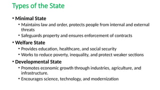 Introduction the State, Types of the States.pptx