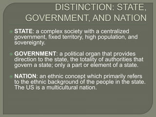 The state and government (Follow me on Twitter @detectivebogart) | PPT
