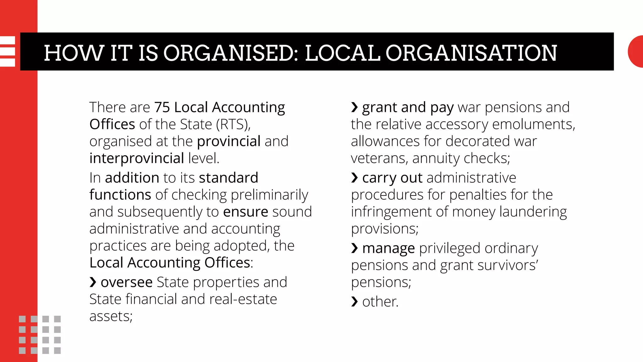 THE STATE GENERAL ACCOUNTING DEPARTMENT | PPT