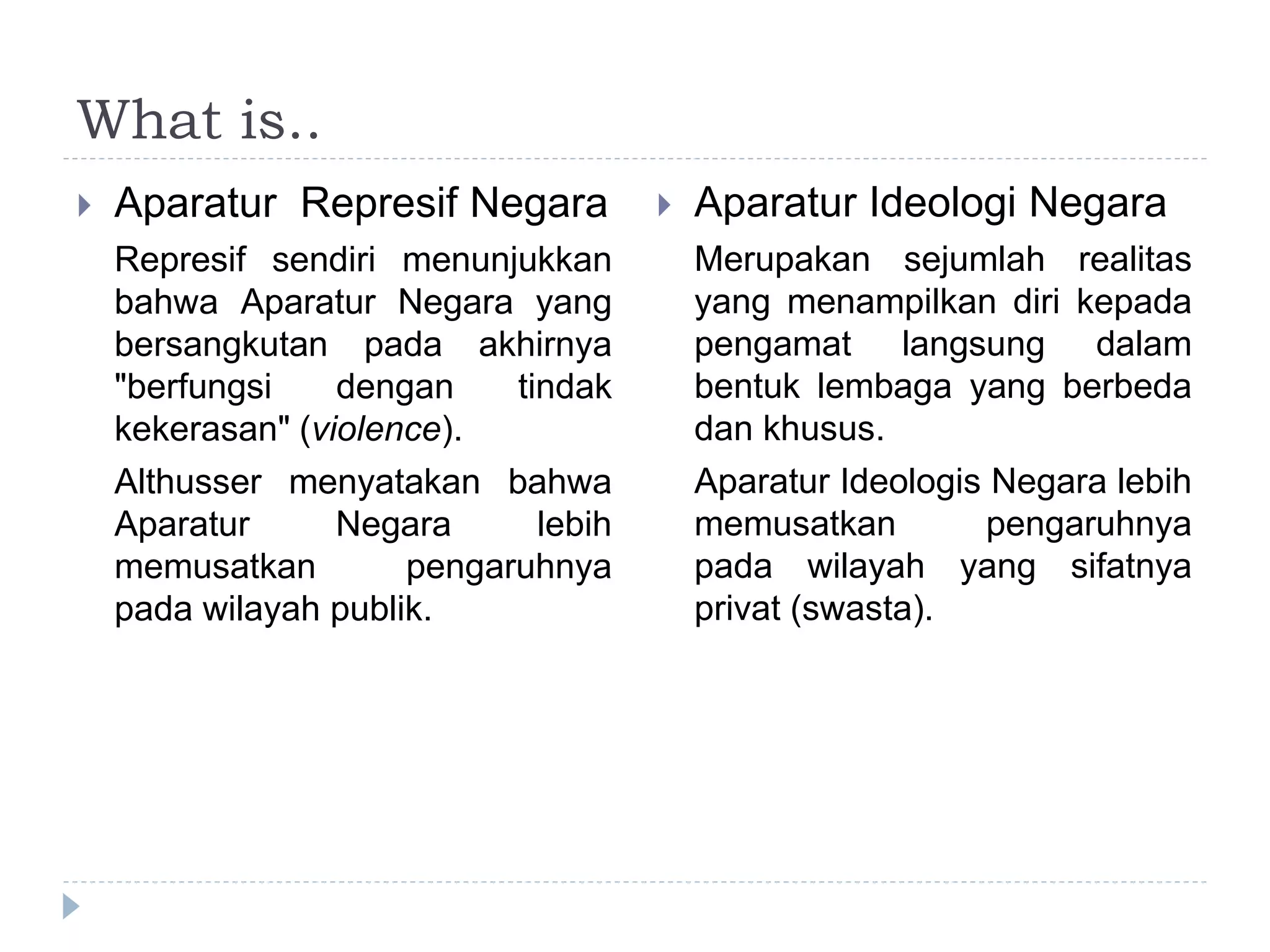 The state ideological apparatuses - Althusser | PPT