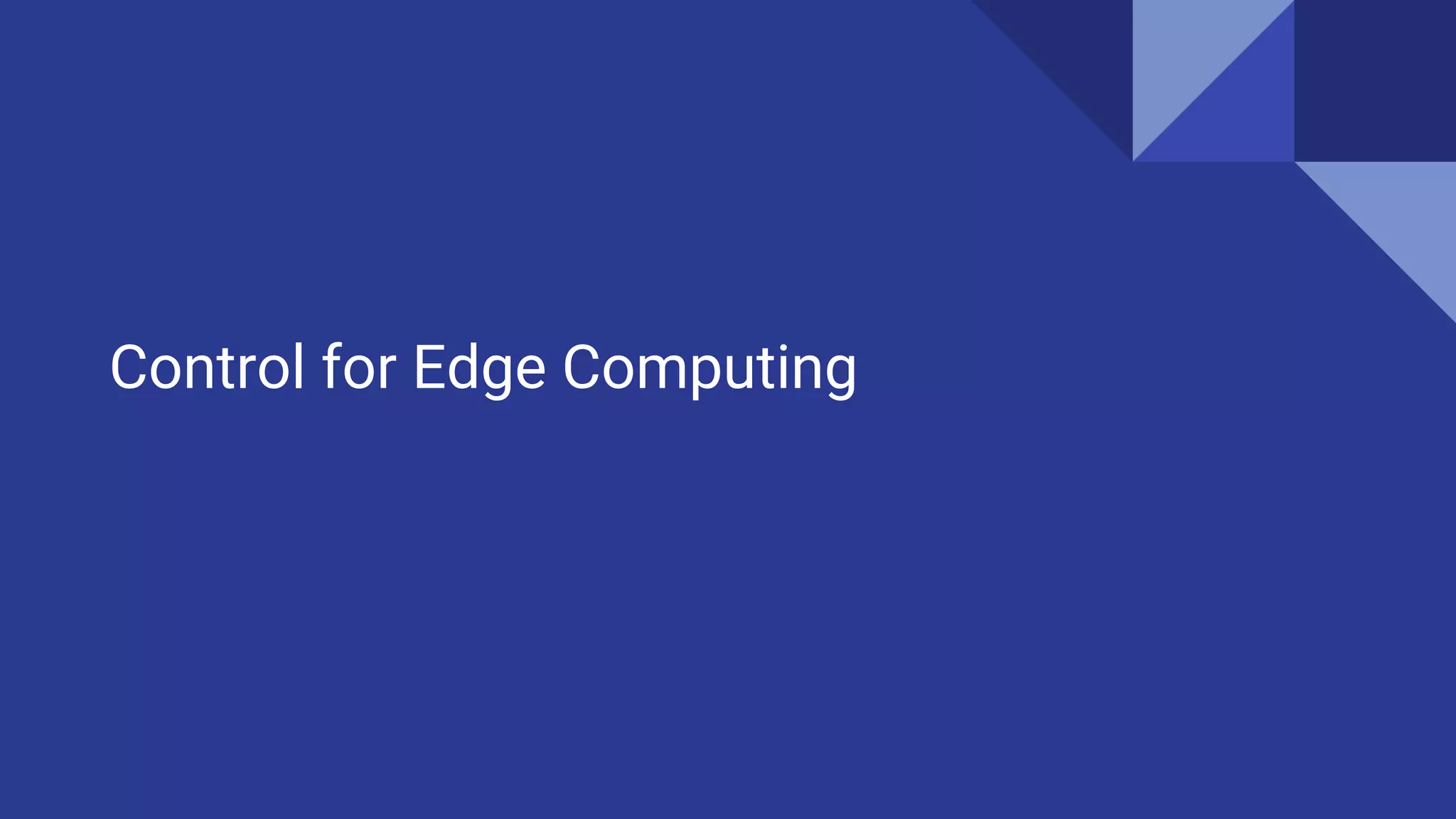 The State of Edge Computing for IoT | PDF