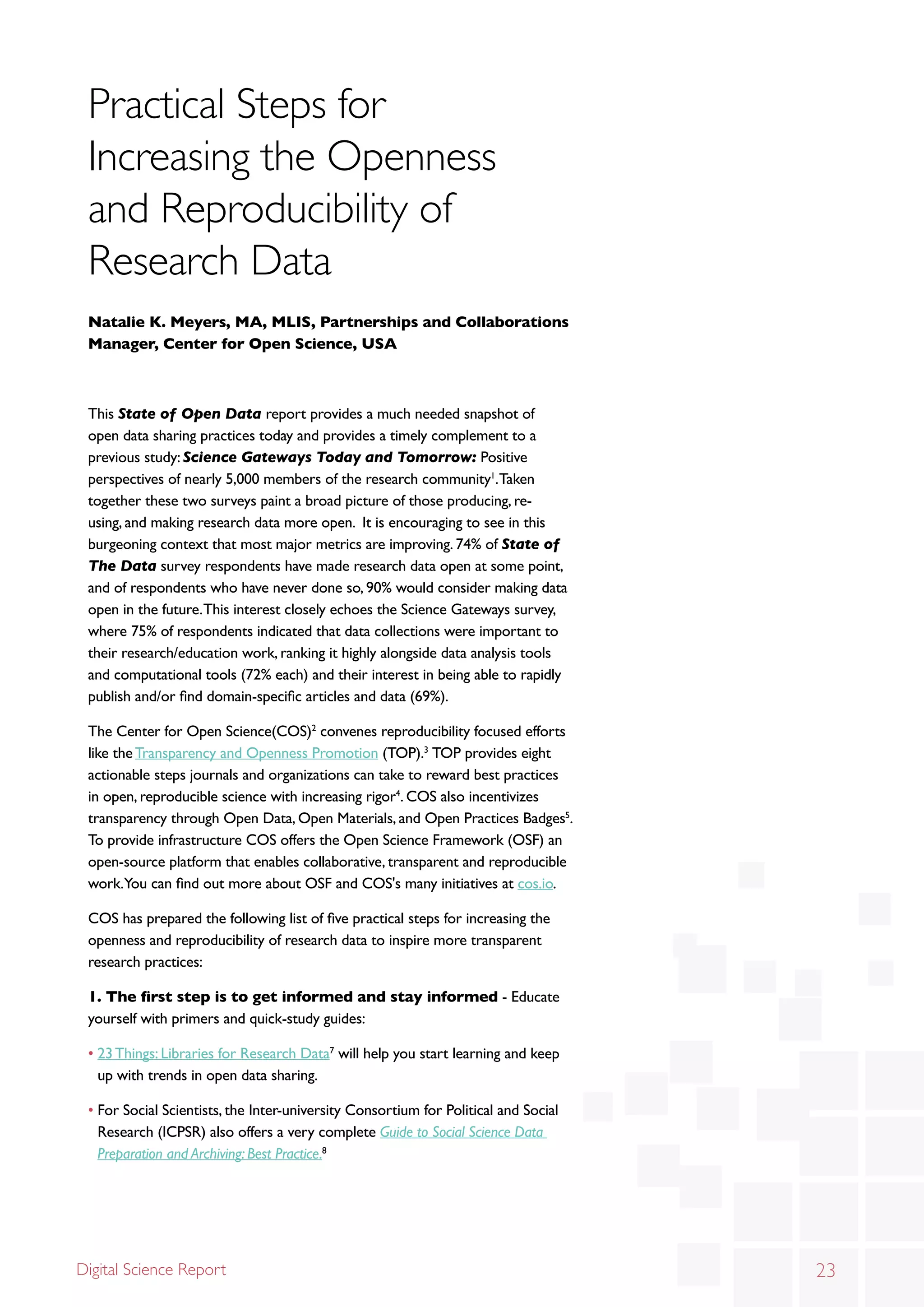 The State of Open Data Report by @figshare | PDF