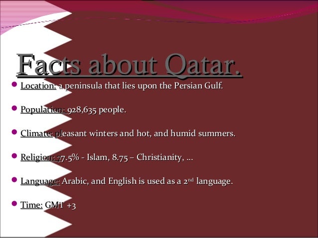 The state of qatar