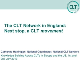 The state of the clt movement in the uk hannah fleetwood | PPT