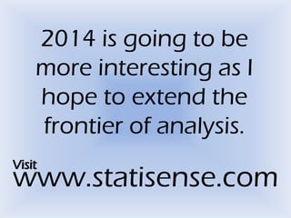 The statiSense Idea - review of presentation | PDF