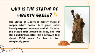 The statue of Liberty english presentation | PPTX