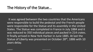 The Statue Of Liberty | PPTX | Politics