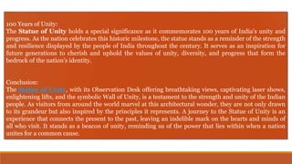 The Statue of Unity A Marvel of Unity and Legacy.ppsx | Museums ...