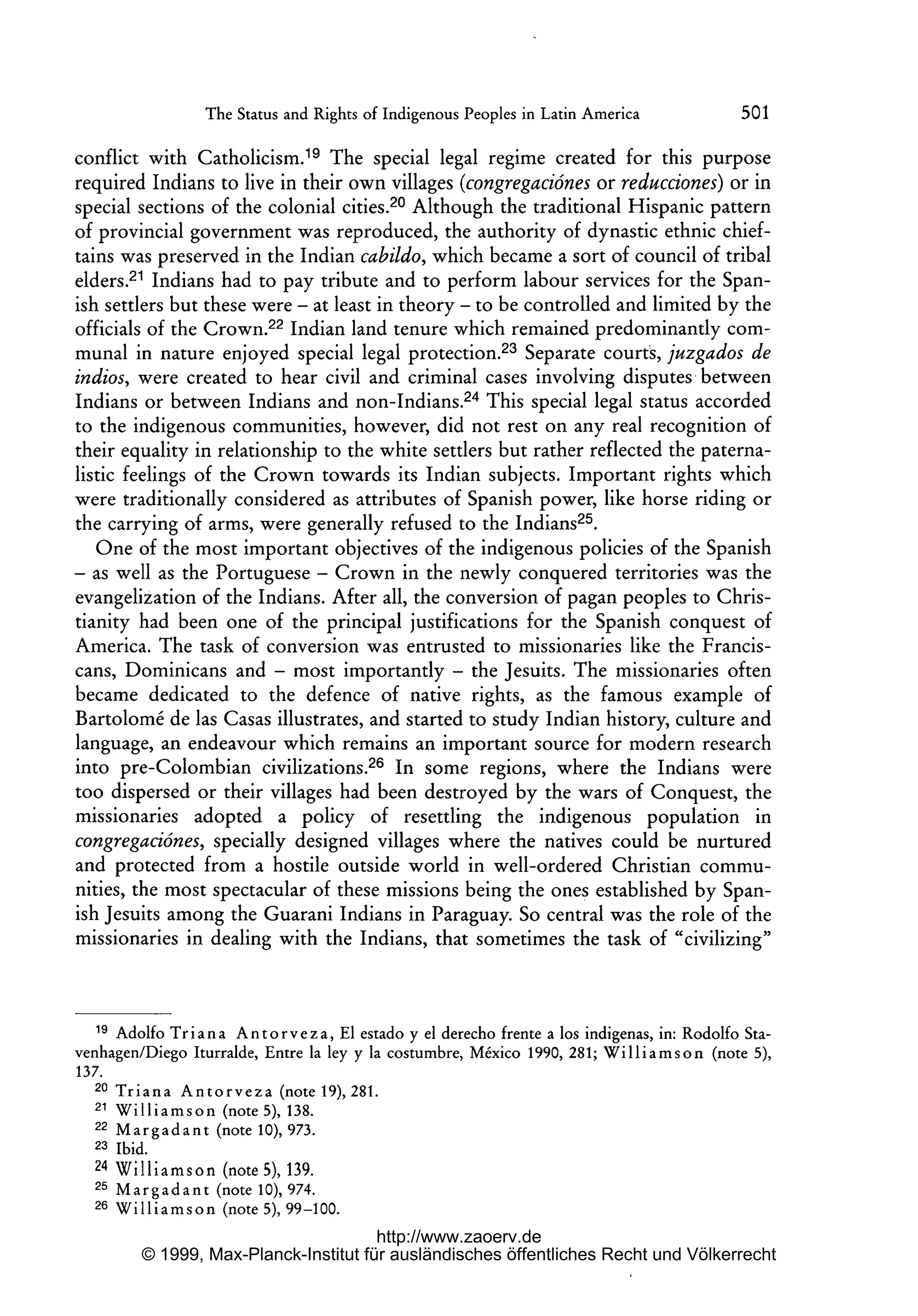 The status and rights of indigenous peoples in latin america | PDF