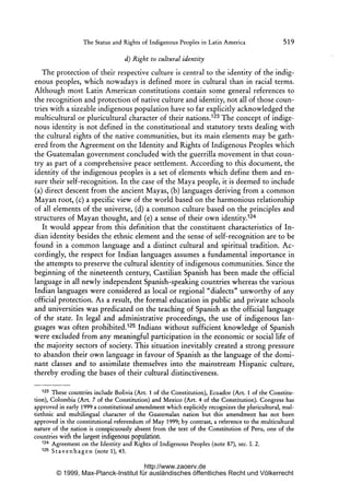 The status and rights of indigenous peoples in latin america | PDF