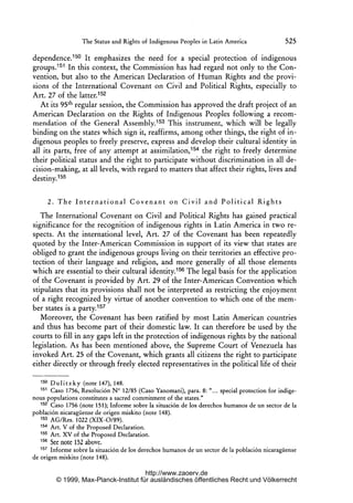 The status and rights of indigenous peoples in latin america | PDF