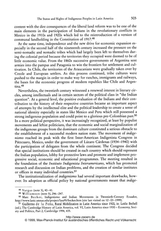 The status and rights of indigenous peoples in latin america | PDF