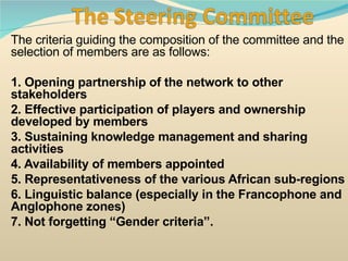 The Steering Committee | PPT