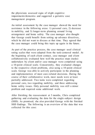 The steps at the heart of single-system (subject) research are part | DOCX