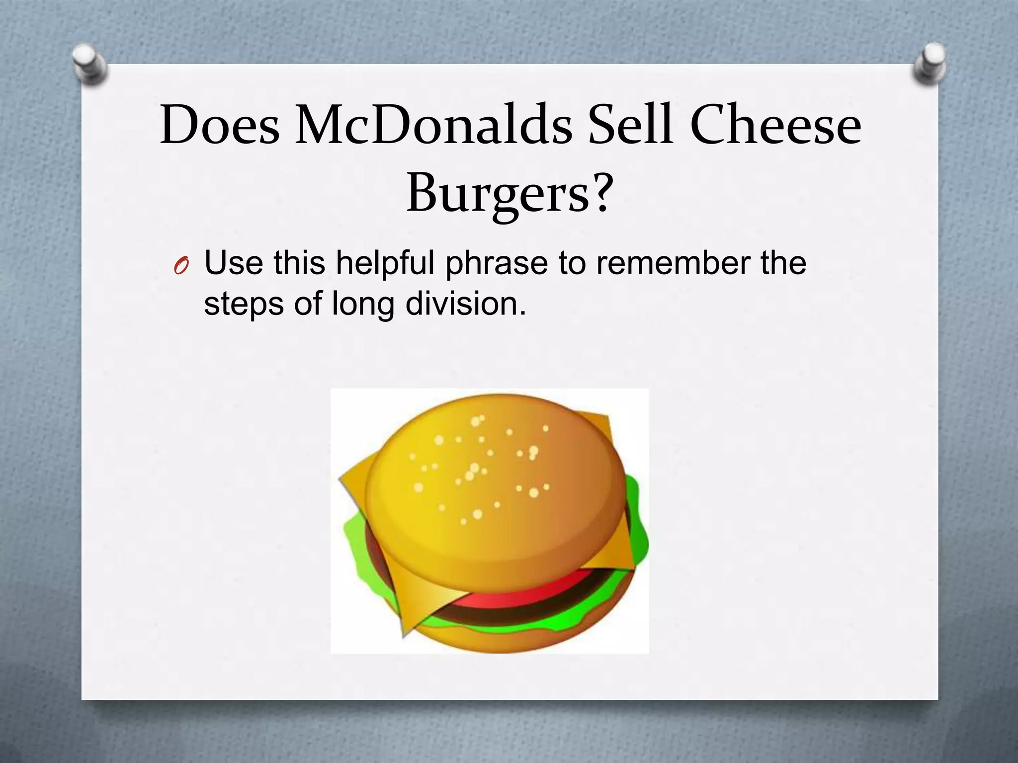 The steps in long division | PPTX | Technology & Computing