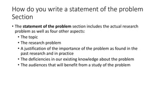 The steps in the process of research | PPTX