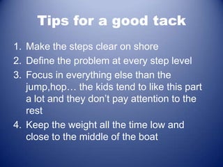 The steps of a basic tack | PPTX