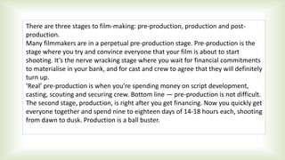 The steps of post production | PPT