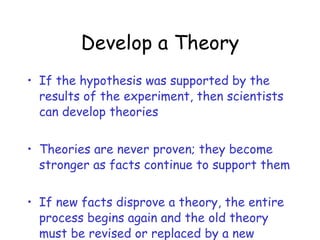 The steps of the scientific method | PPT | Physics | Science
