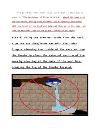 The steps of wudu www.scmuslim.com