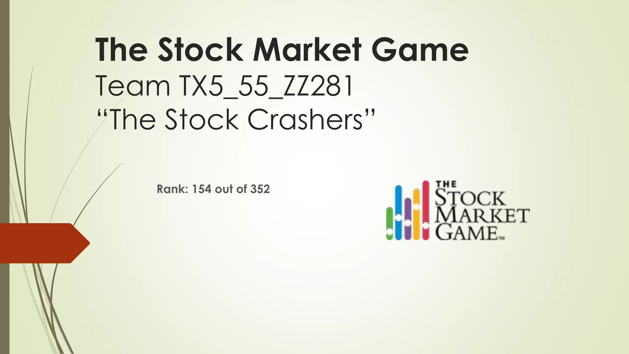 The stock market game presentation | PPT