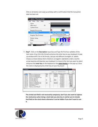 The Stock Taking Process Pdf