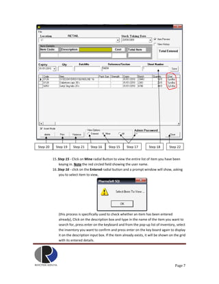 The Stock Taking Process | PDF